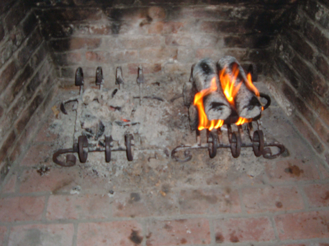 Two and one half hours after ignition the Smartlogs are almost ...